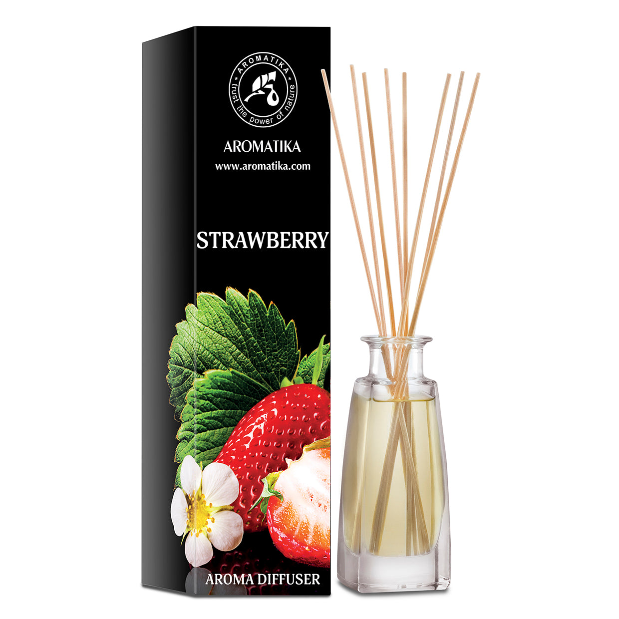 Reed Diffuser Strawberry | Aromatika Reed Diffuser